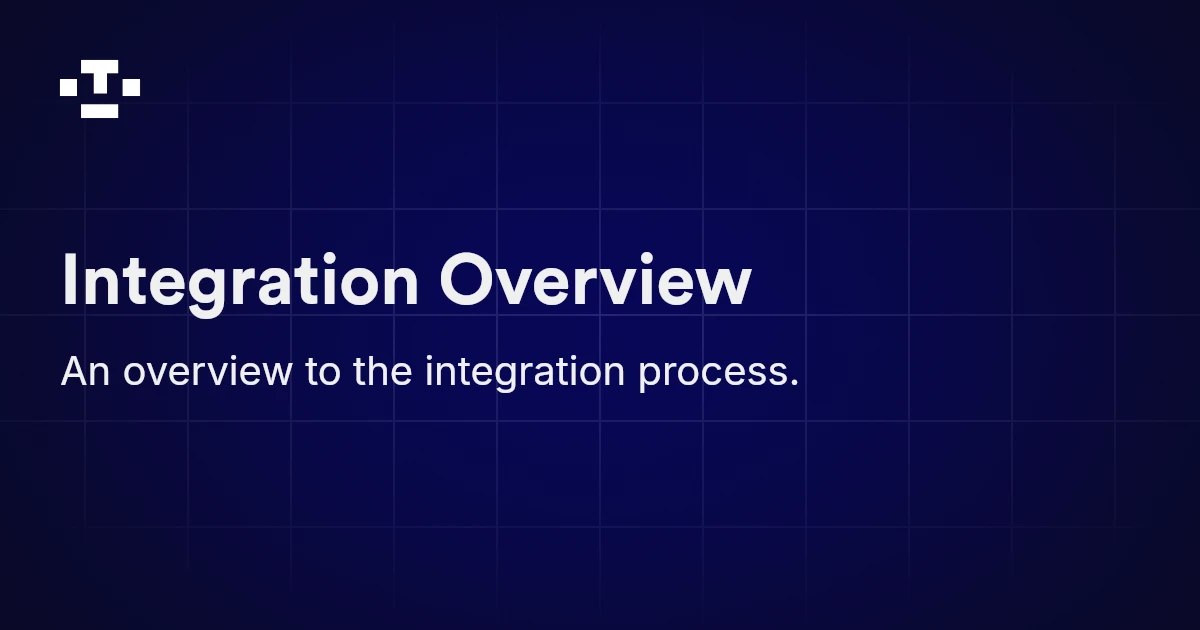Integration Overview | Topsort Documentation